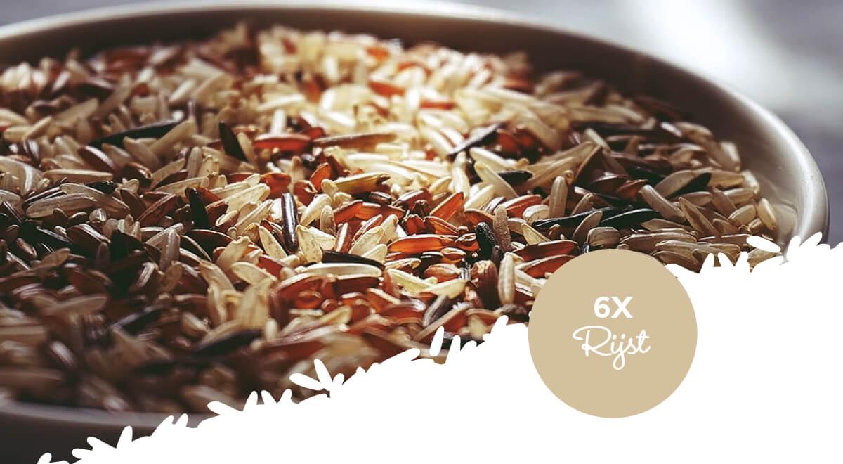 Alle verschillende soorten rijst op een rijtje - Lassie rijst