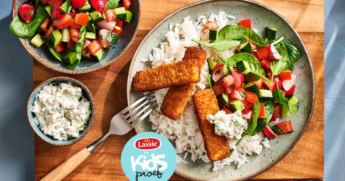 Pandanrijst met vissticks | Recept - Lassie rijst