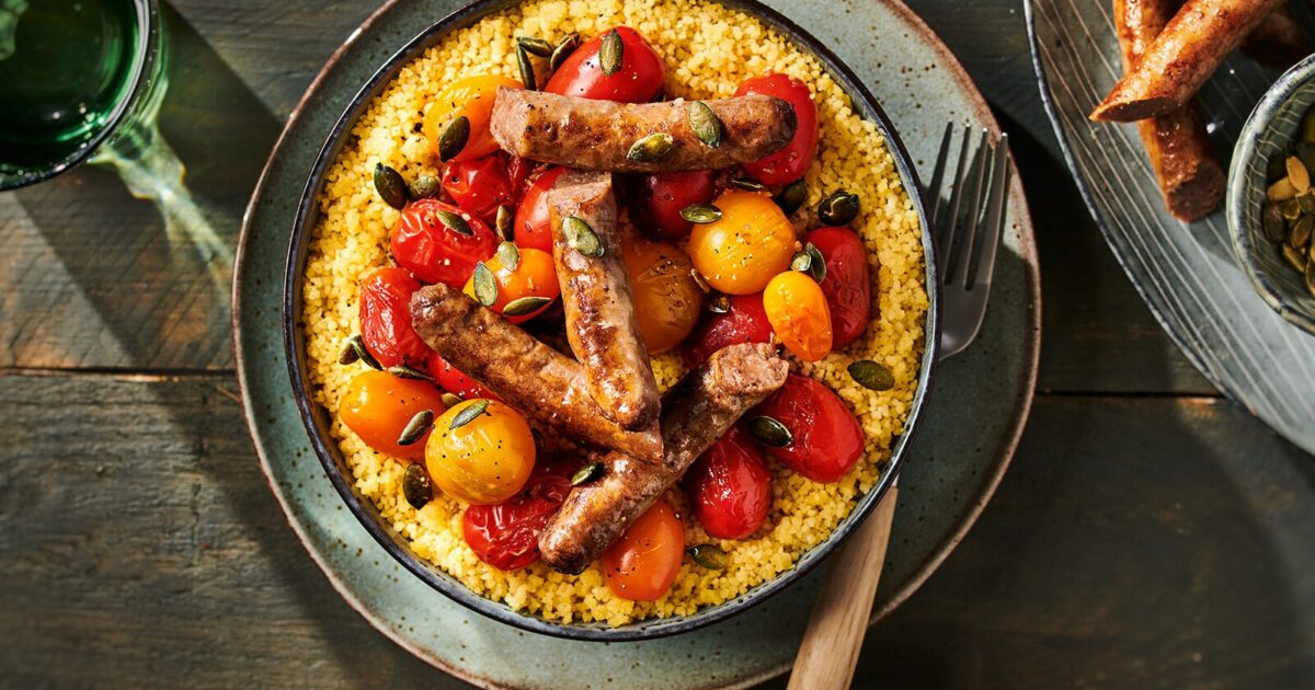 Voorgestoomde couscous met gebakken - Lassie rijst