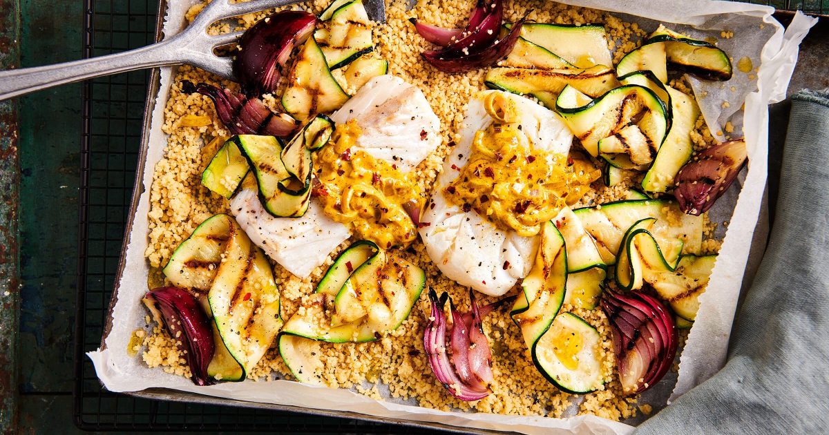 Voorgestoomde couscous met gegrilde courgette - Lassie rijst