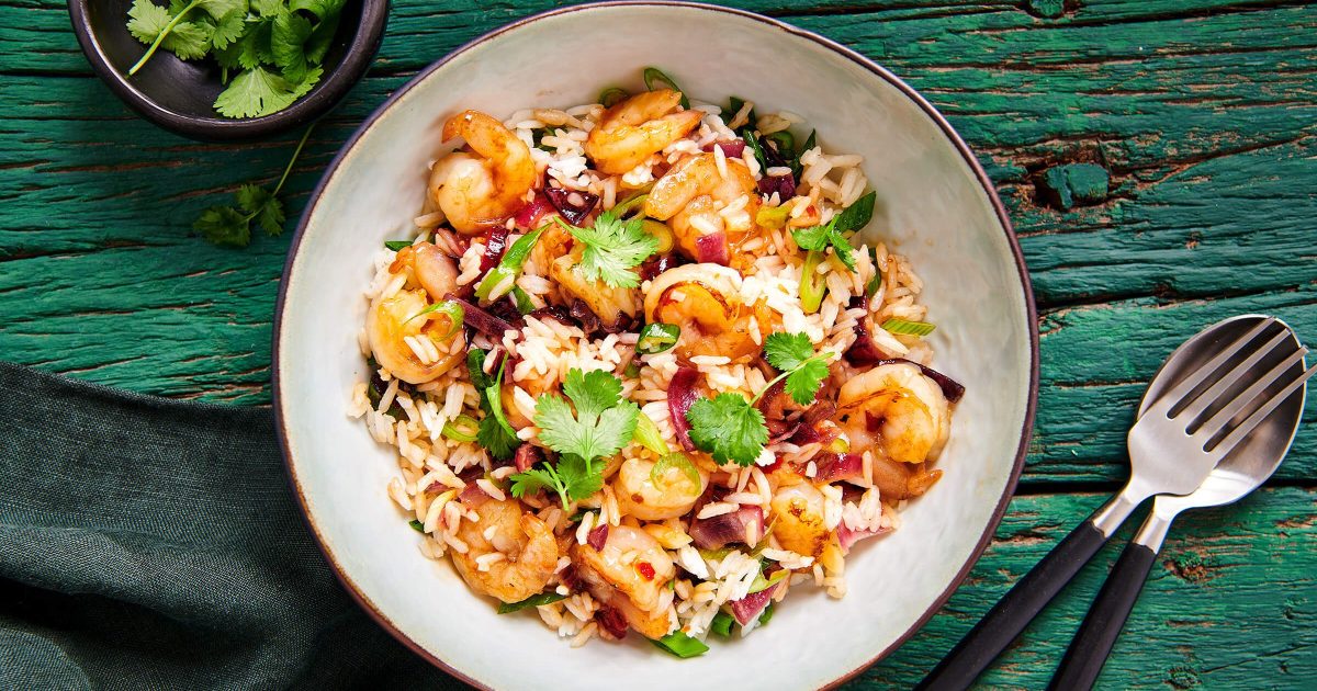 Thaise gebakken rijst l Recept - Lassie rijst